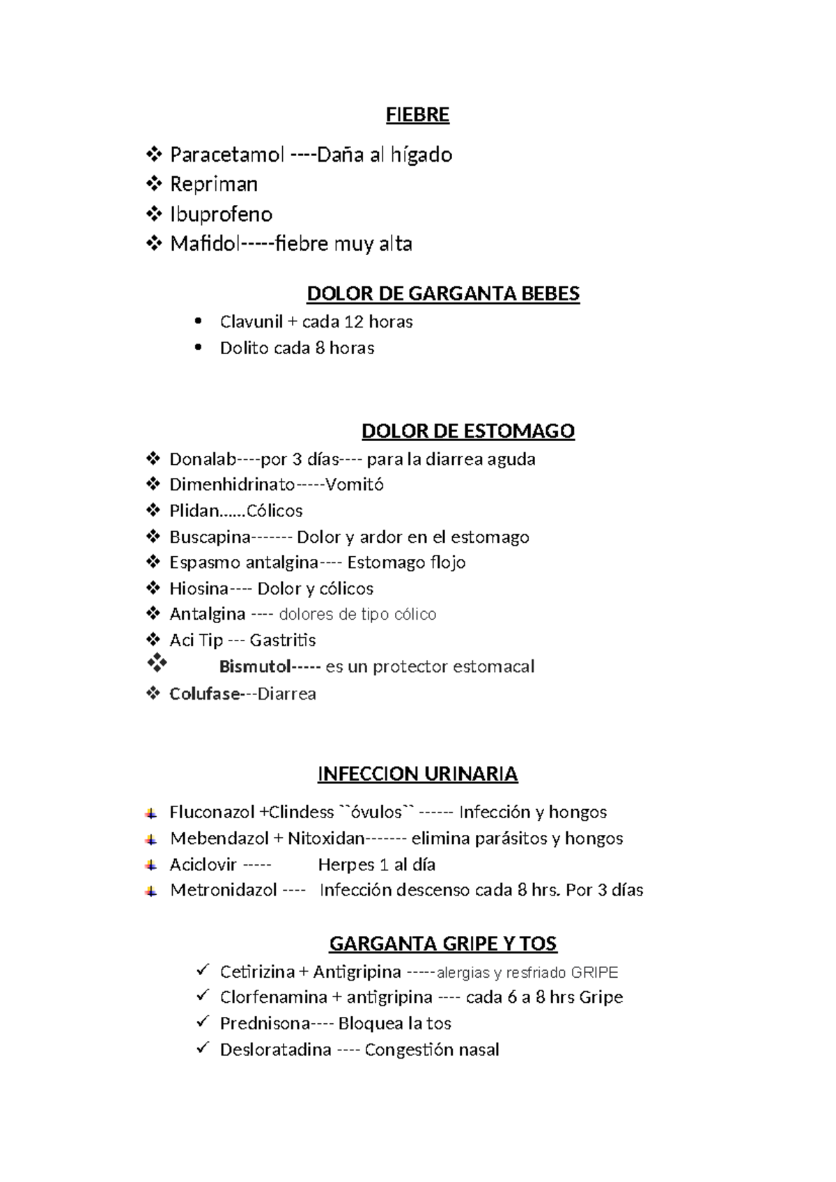 ADMINISTRACION DE Medicamentos - FIEBRE Paracetamol -Daña al hígado ...