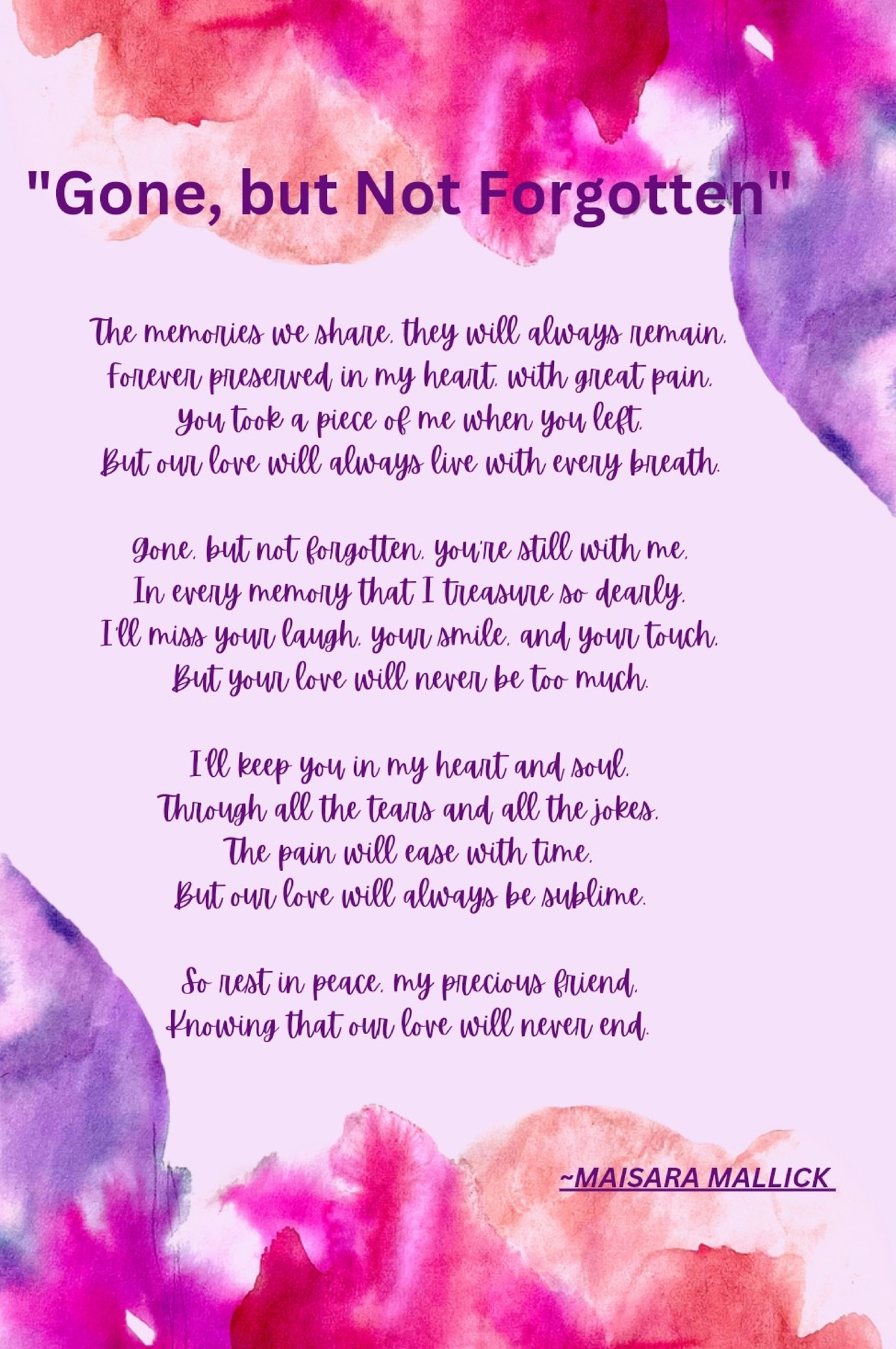 POEM 6 - A short original poem - Project course - Studocu