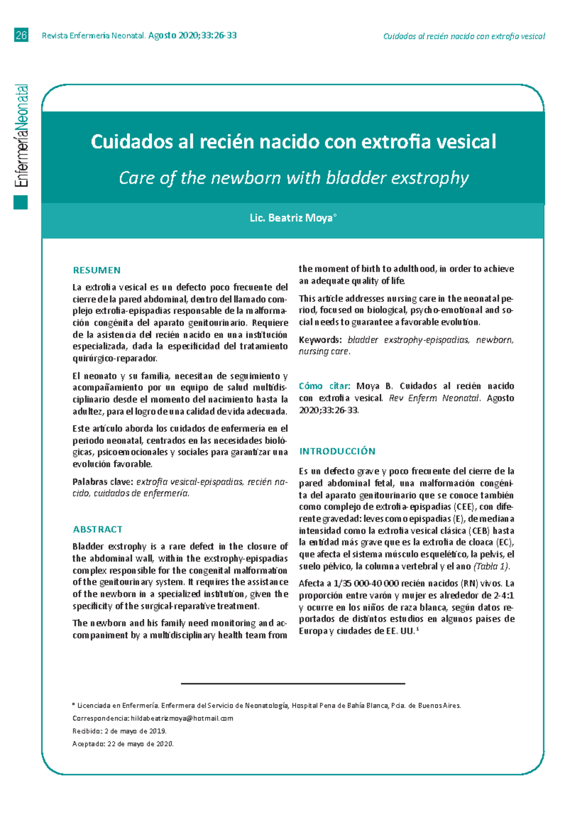 Caso de un paciente con extrofia vesical (problema urinario grave con ...