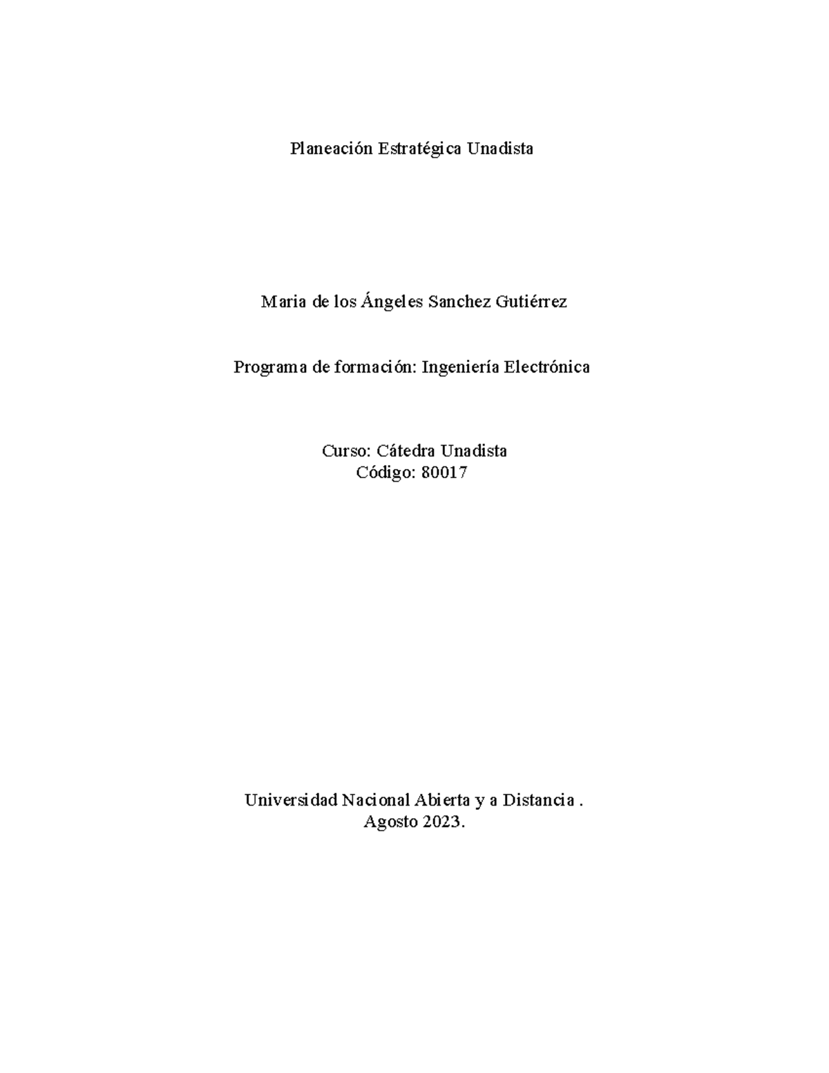 Plantilla-normas-apa - Planeación Estratégica Unadista Maria de los ...