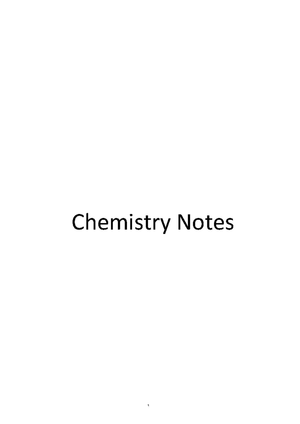 Chemistry Notes 28 - Chemistry Notes Separation Techniques Type of ...