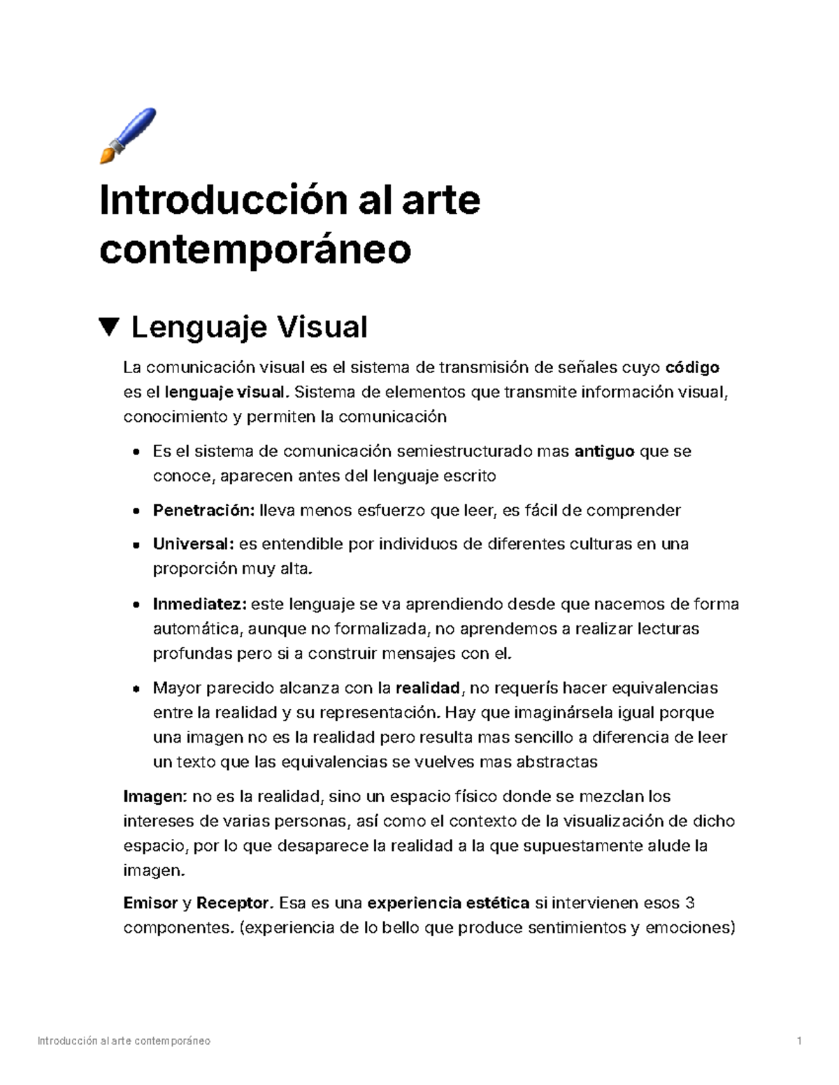Introducción al arte contemporaneo - 🖌 Introducción al arte ...
