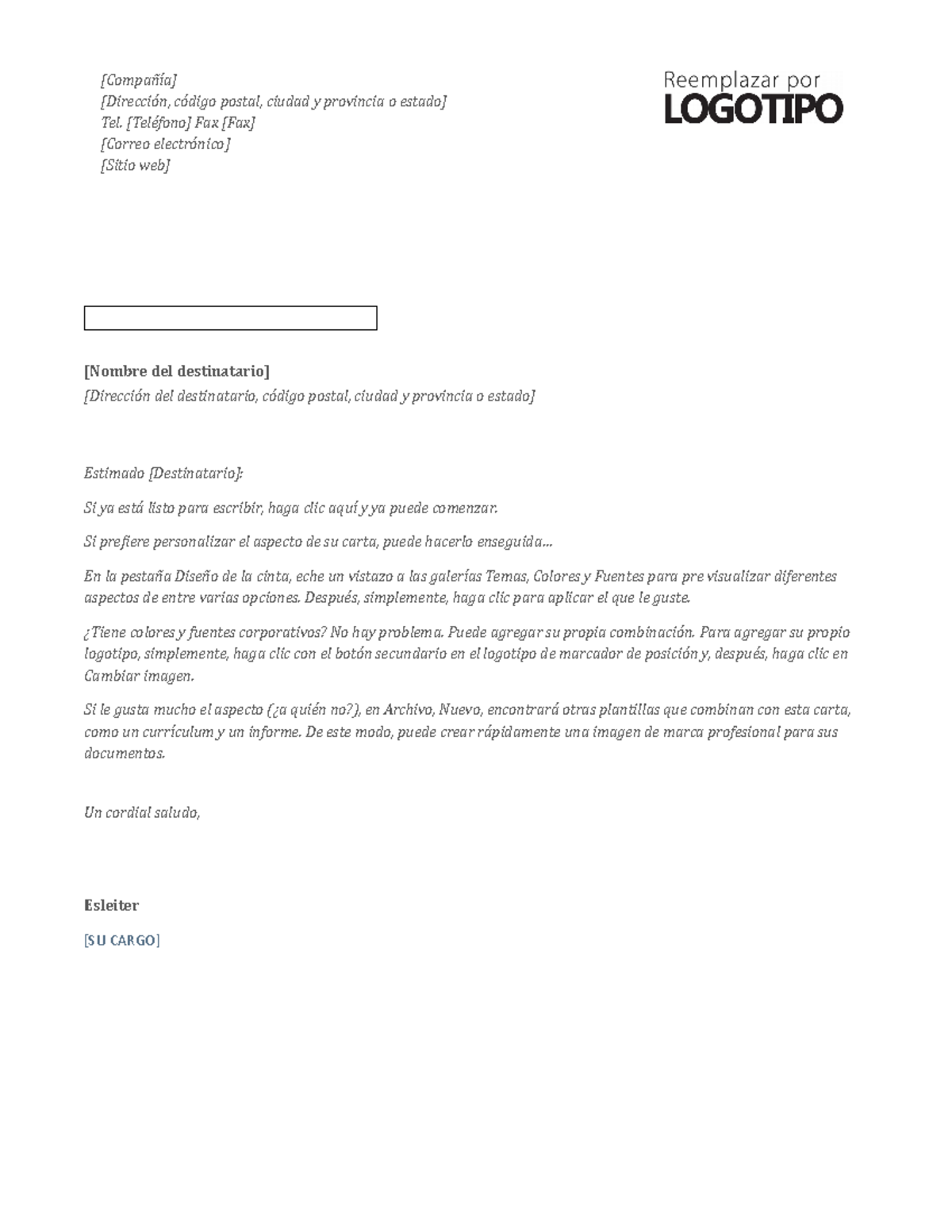 Carta sat - oijoi - [Nombre del destinatario] [Dirección del ...