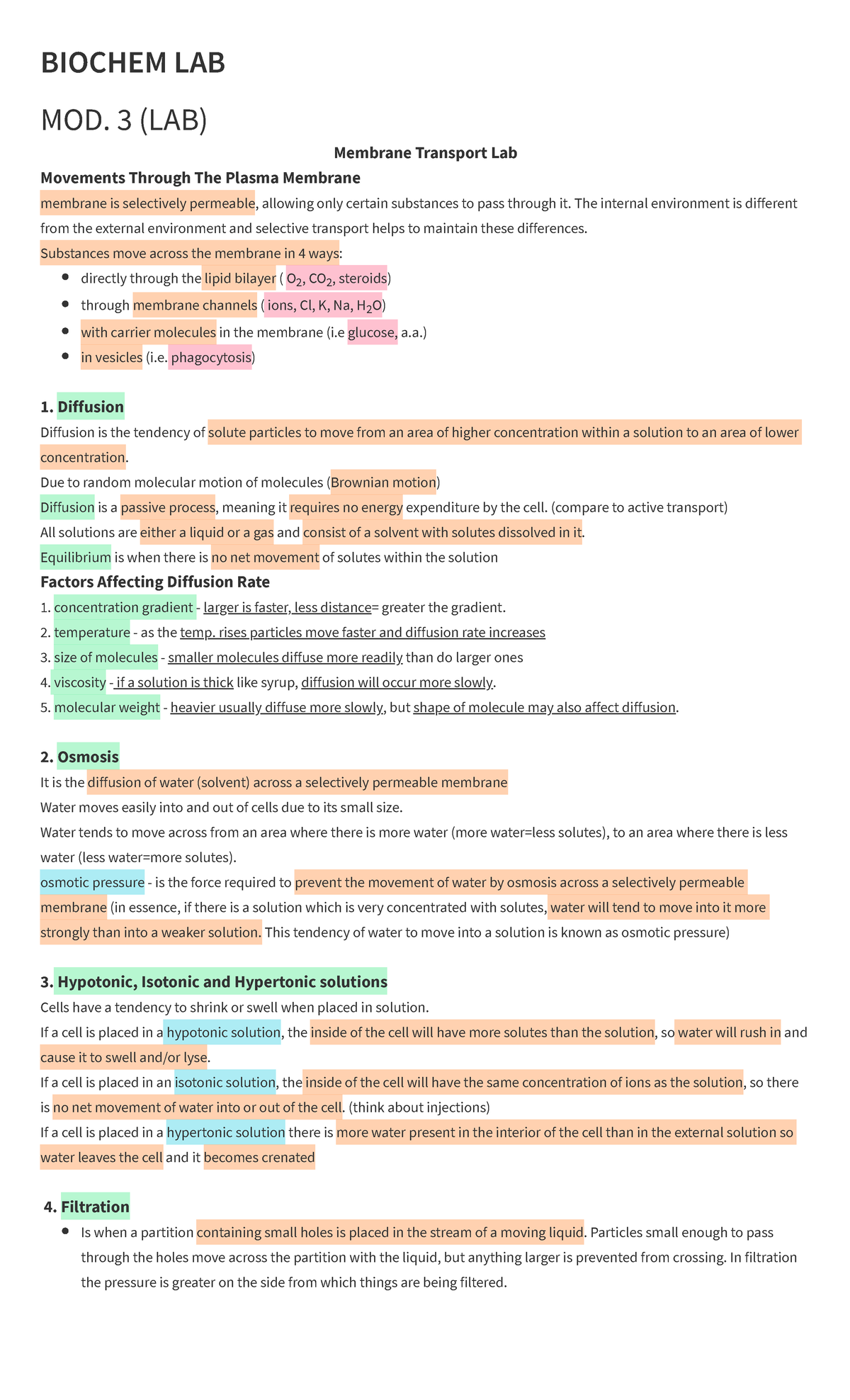MOD 3-4 NOTE - Biochemistry Laboratory Notes - BIOCHEM LAB MOD. 3 (LAB ...