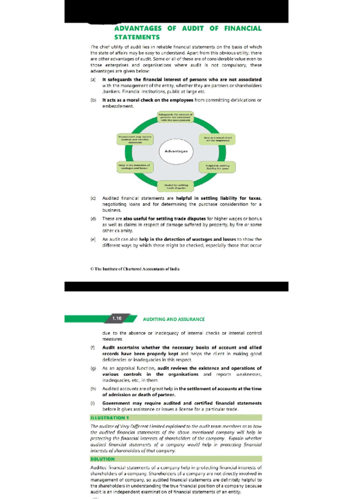 5 - Benefits of auditing - Auditing and assurance - Studocu