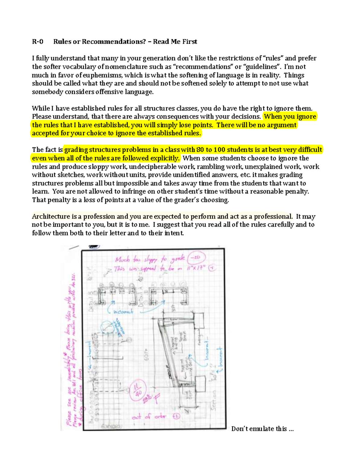 R-0 Read Me First - Rules or Recommendations - Rules or Recommendations ...