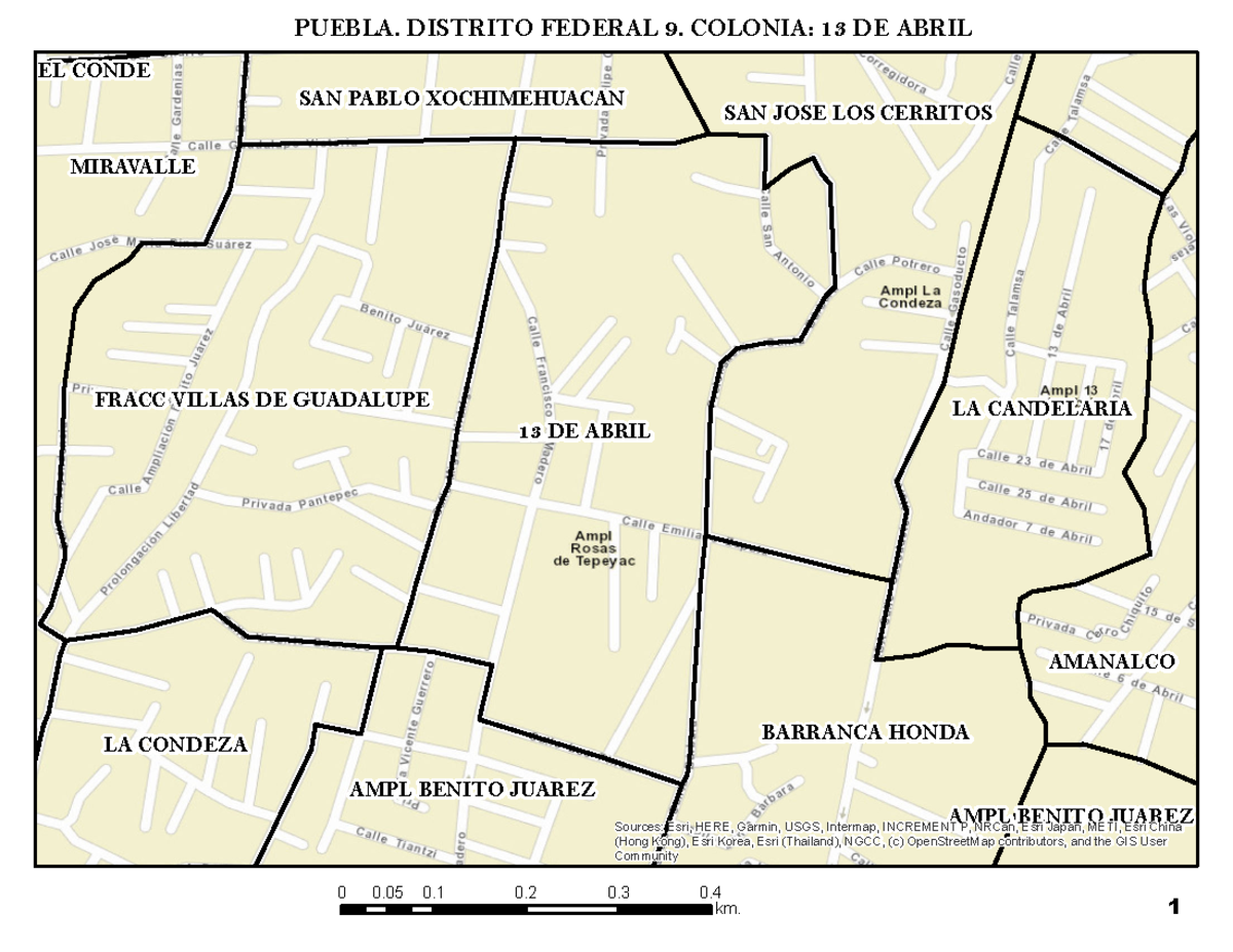 Mapas Distrito 9 Parte 01 - FRACC VILLAS DE GUADALUPE 13 DE ABRIL LA ...