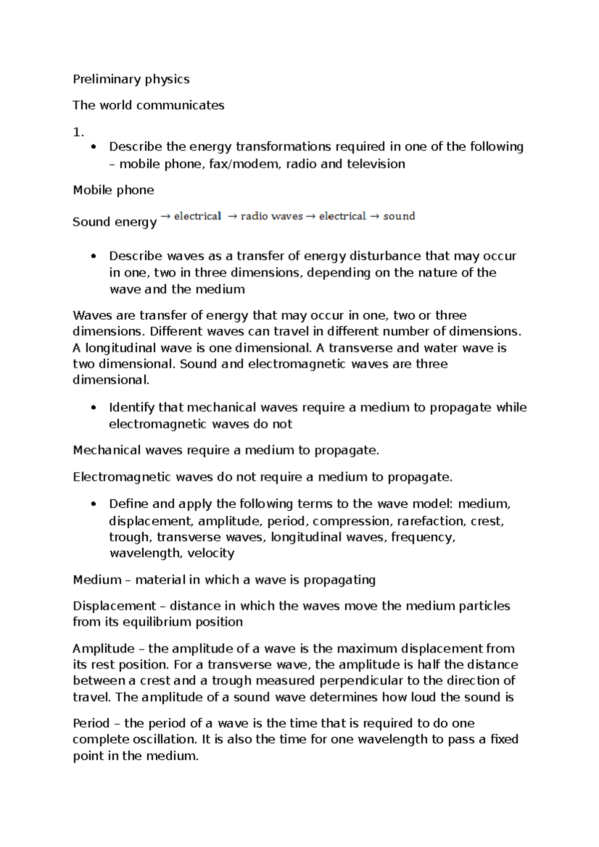 239617154-Physics-Notes - Preliminary physics The world communicates ...