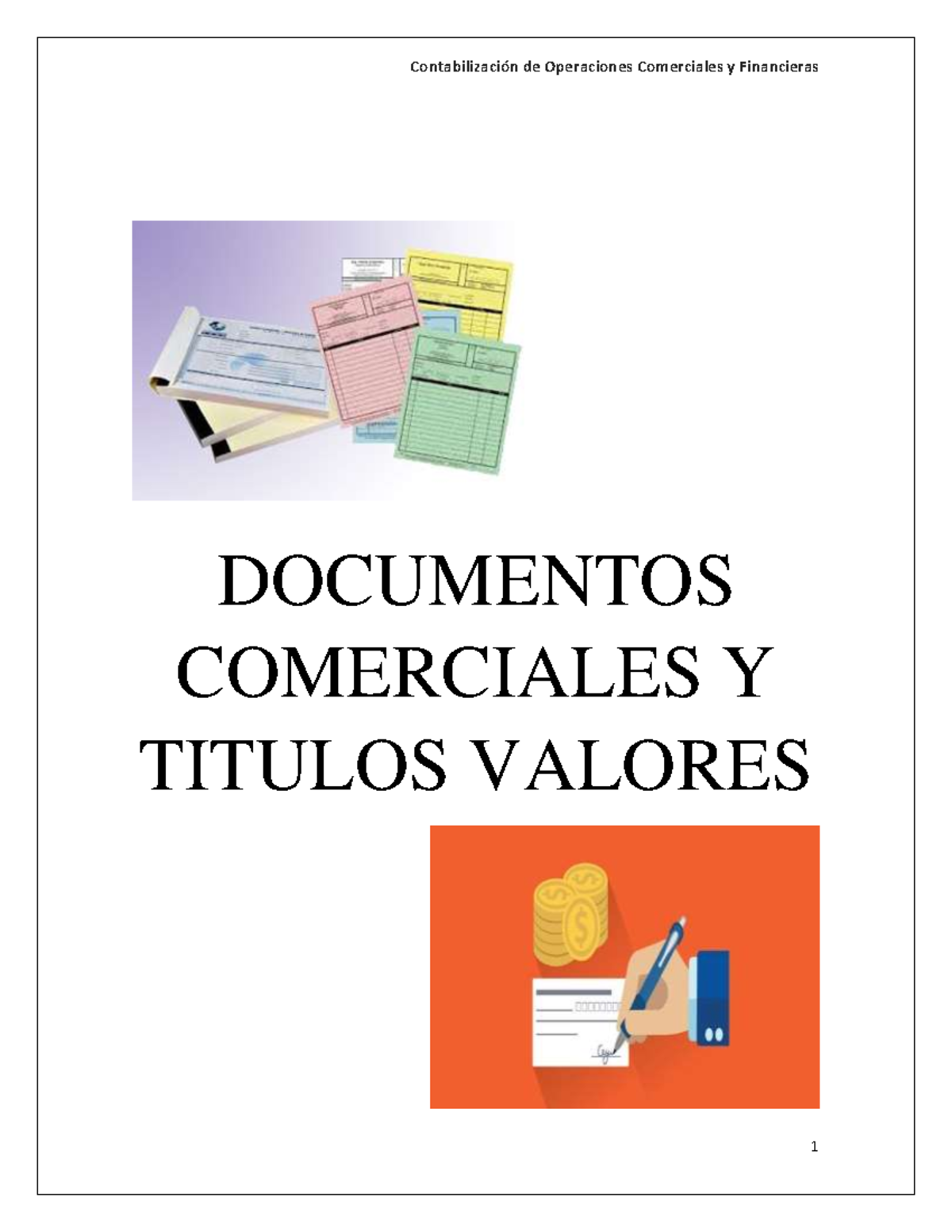 Cartilla Documentos Comerciales - DOCUMENTOS COMERCIALES Y TITULOS ...
