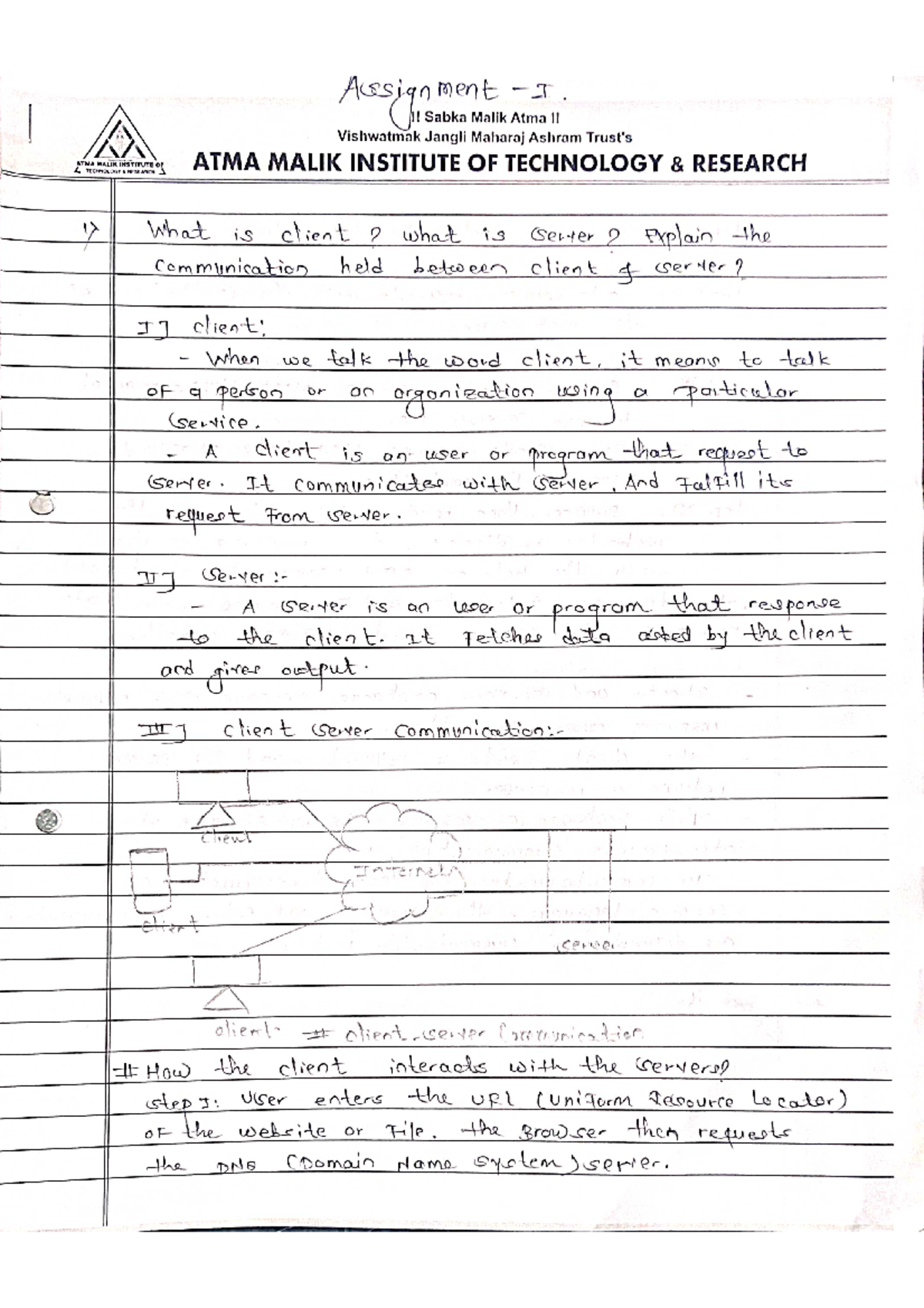 IP Assign-I - Copy - notes - Computer Engineering - Studocu