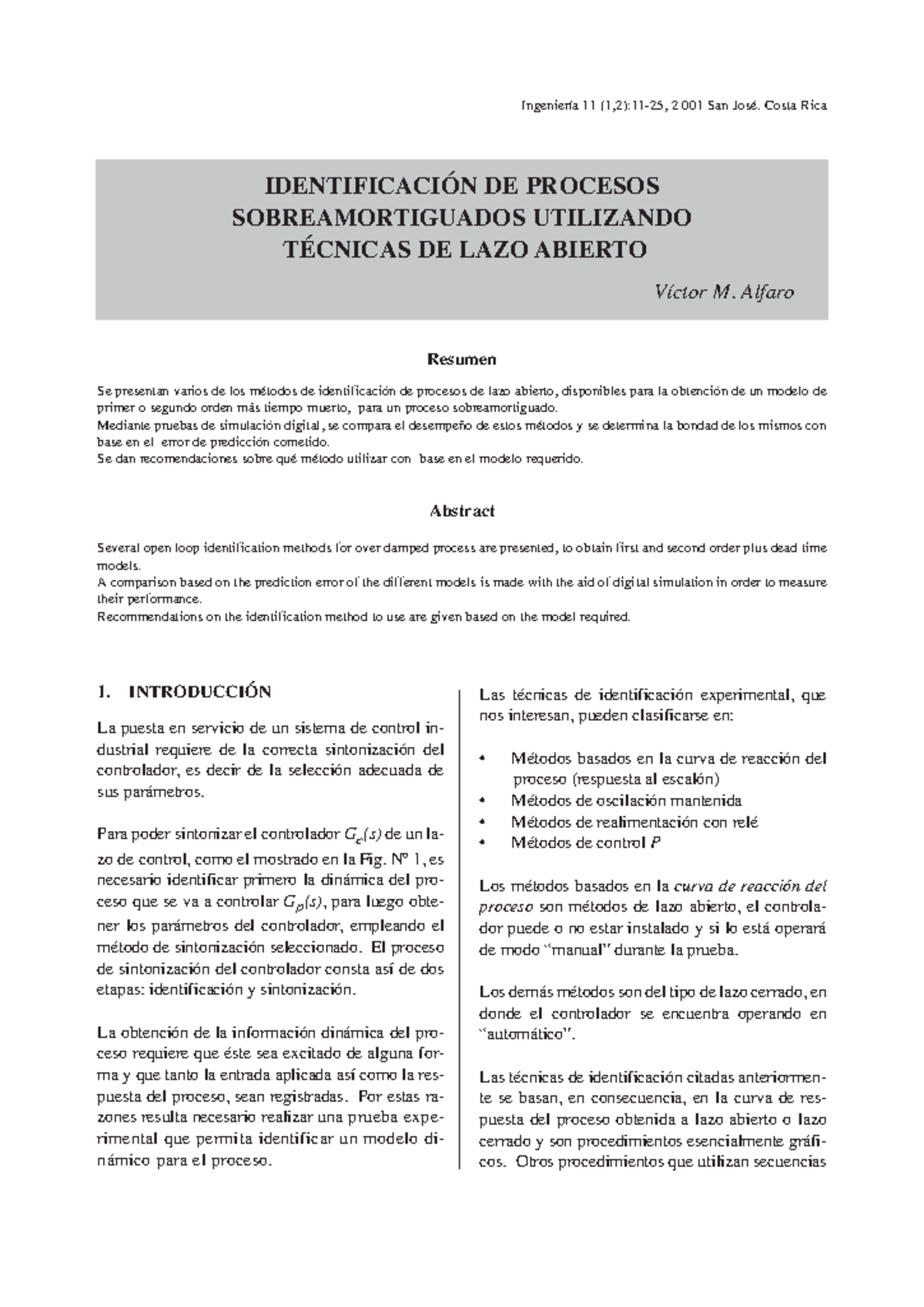 Valfaro 01A metodo strejc metodo strejc - Control Digital - UNAD - Studocu