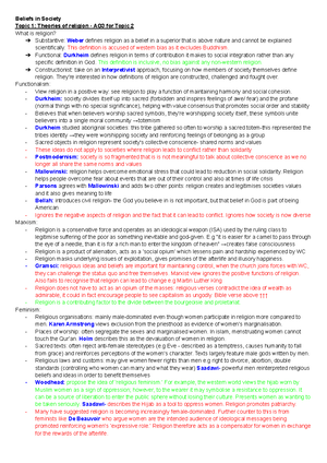 AC3.1 - CRIMINOLOGY UNIT 1 - Tuesday 10th January 2023 AC3 PLAN A CAMPAIGN FOR CHANGE Aims and ...