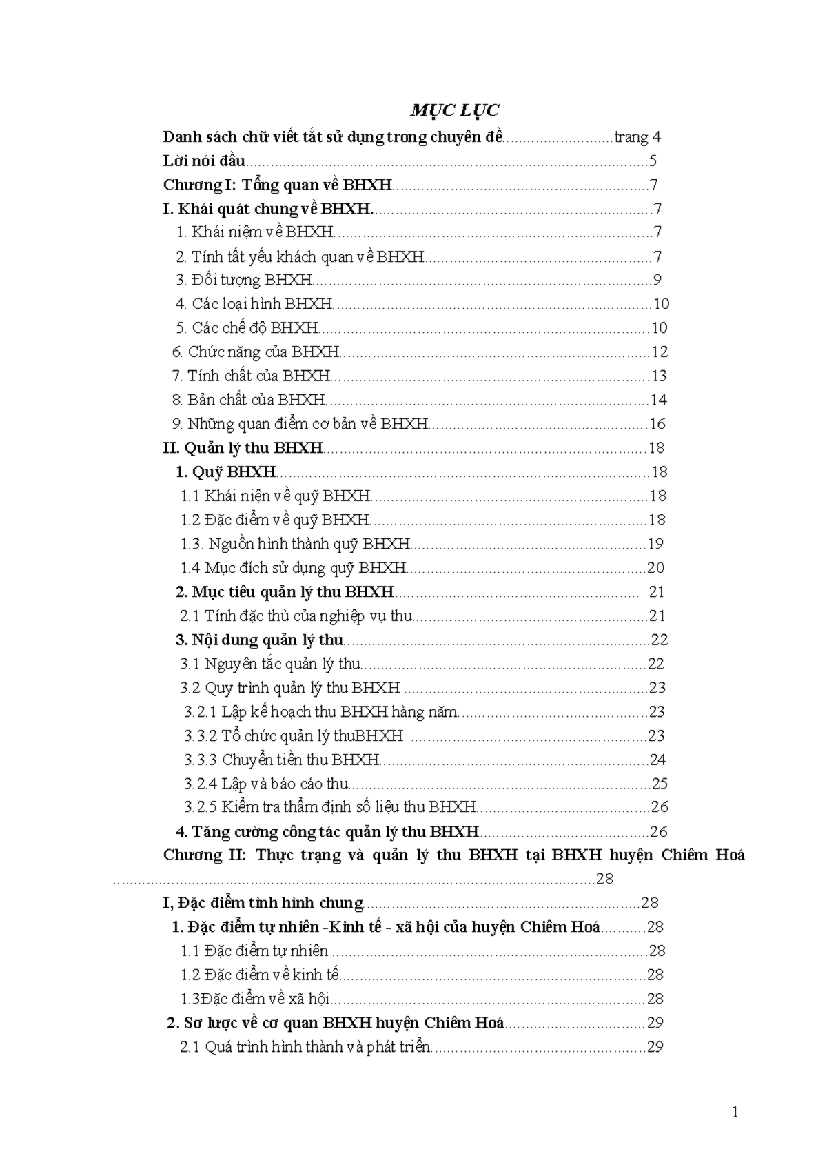 Luan van tot nghiep Thuc trang quan ly thu BHXH và mot so giải phap nham nang cao hieu qua cong ...
