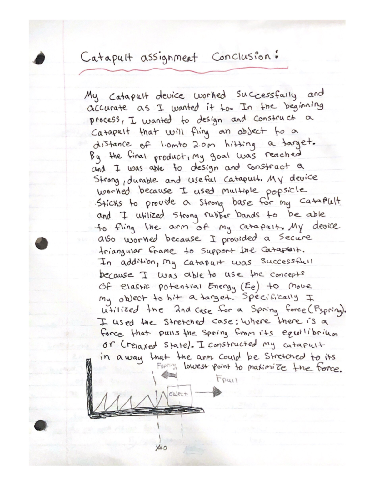 Catapult Conclusion - Full solutions to questions - MATH 1P06 - Studocu