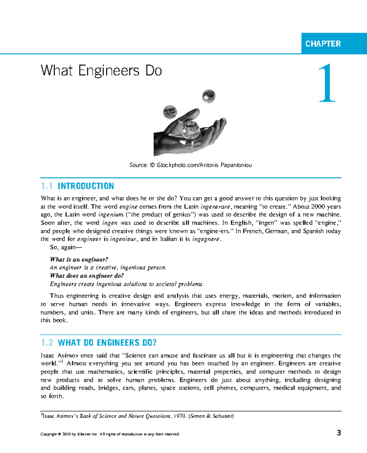 Kosky Ch1 - Introduction to Engineering 1 (Materials - CHAPTER What ...