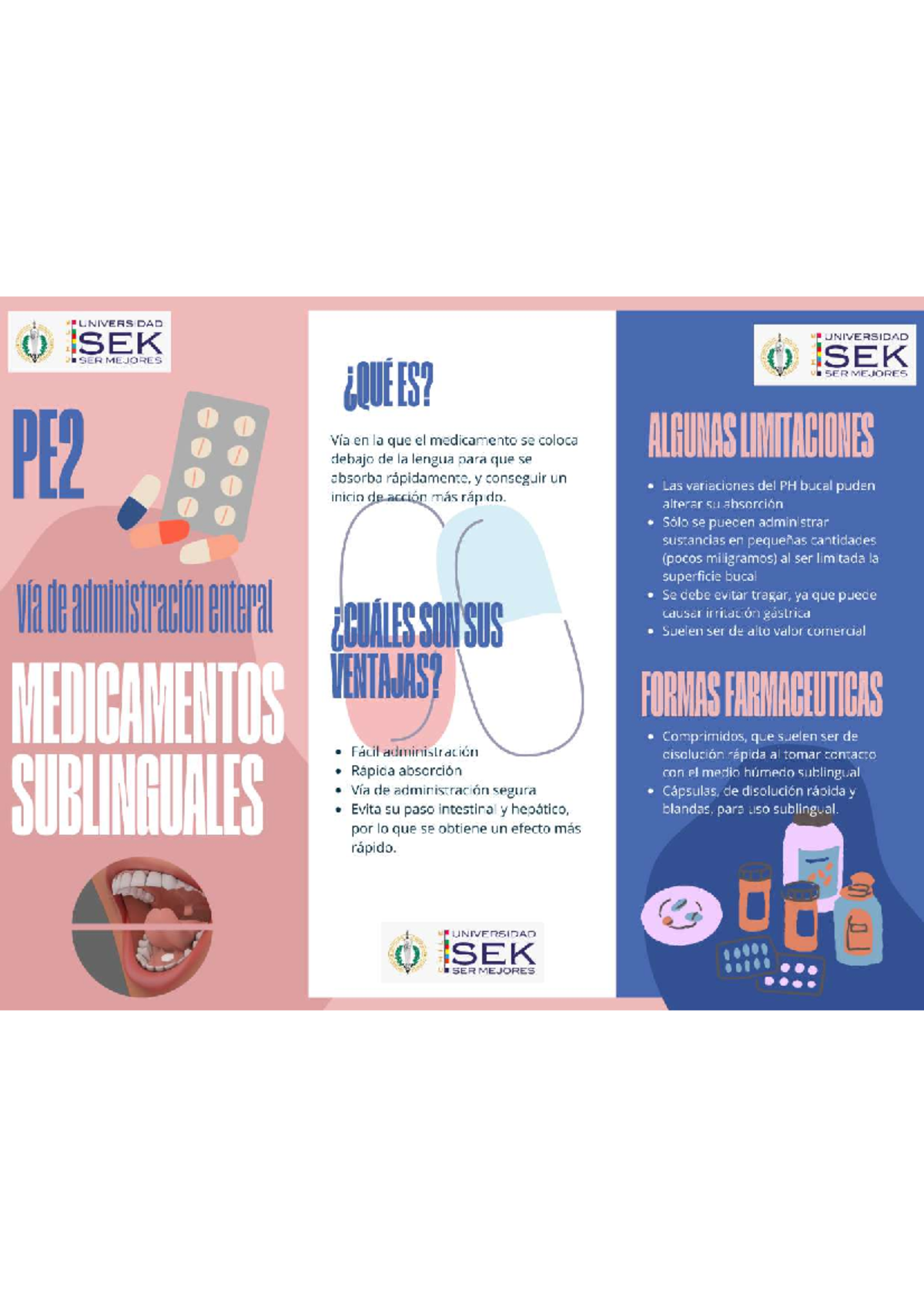 Triptico Medicamentos Sublingual Grupo 8 - proceso de atencion en ...