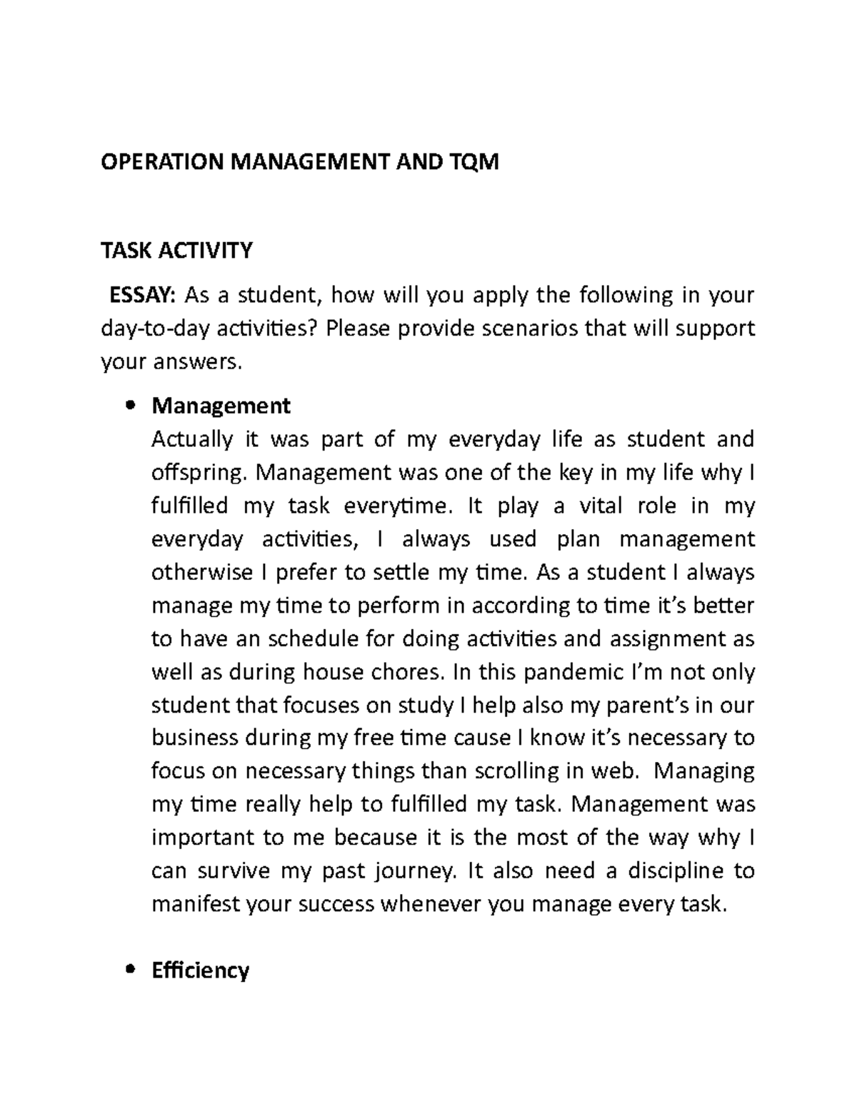 Assignment In Lesson 1 OM TQM Functions Of Management OPERATION assignment-in-lesson-1-om-tqm-functions-of-management-operation