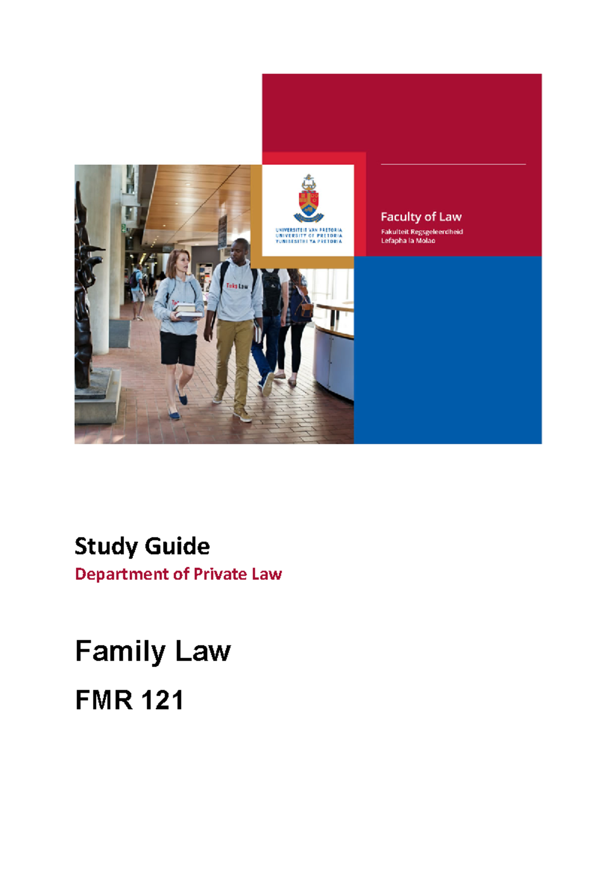 FMR 121 in Study Guide template 2020 - Study Guide Department of ...