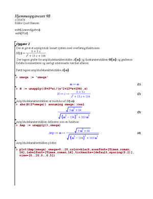 Tabel til eksamen - Tabeller til eksamen Indholdsfortegnelse - Studocu