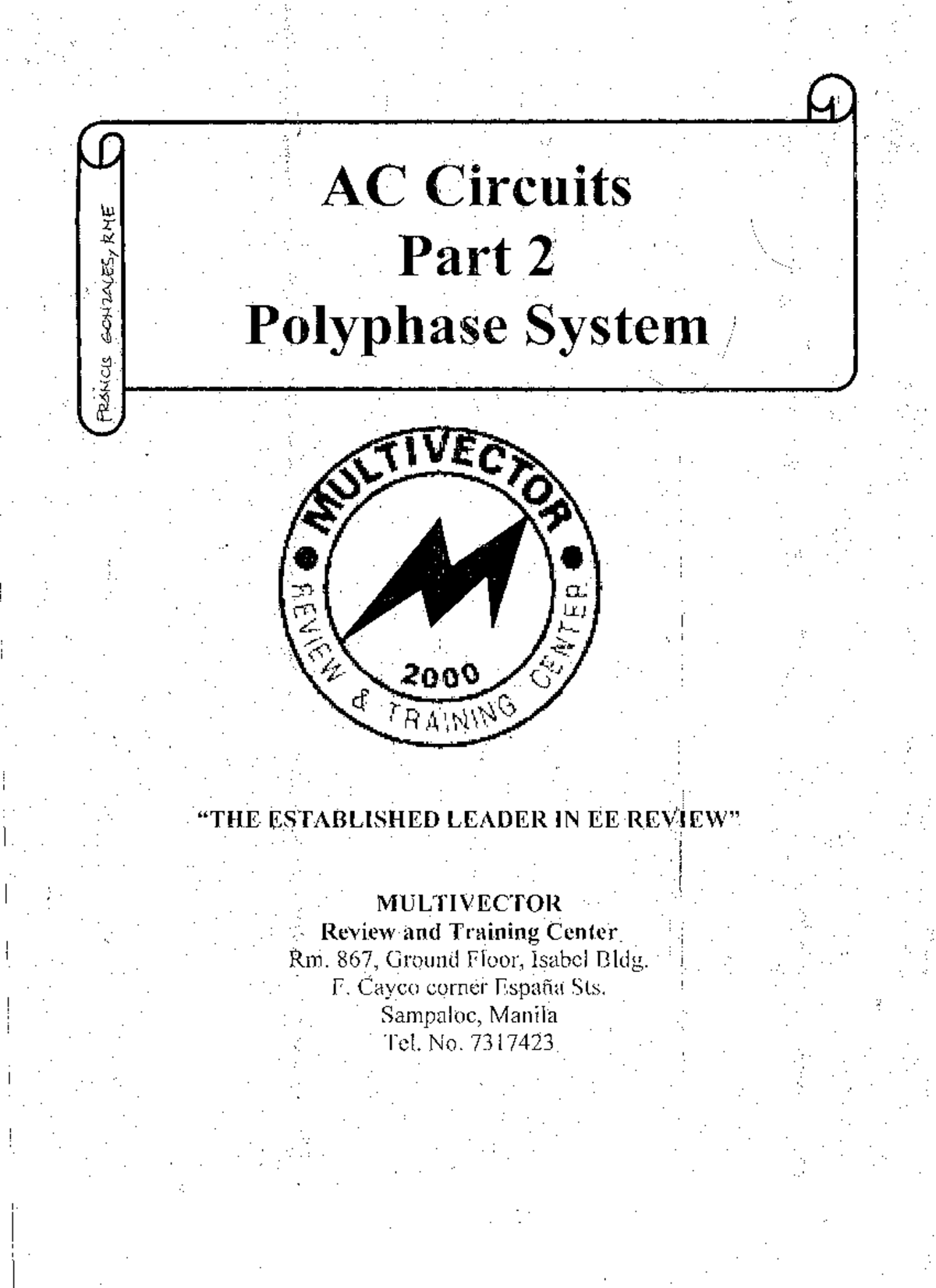 AC Circuits 2 Polyphase System - '. lu r .ct.. ' •. ~ ~ ~· -AC Circuits ...