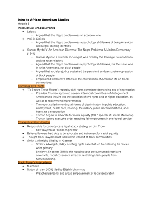 Intro to AA Studies- Black politicians during reconstruction - Intro to ...