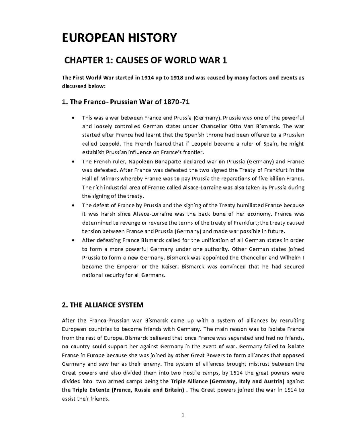 Morden World History - physical education - EUROPEAN HISTORY CHAPTER 1 ...