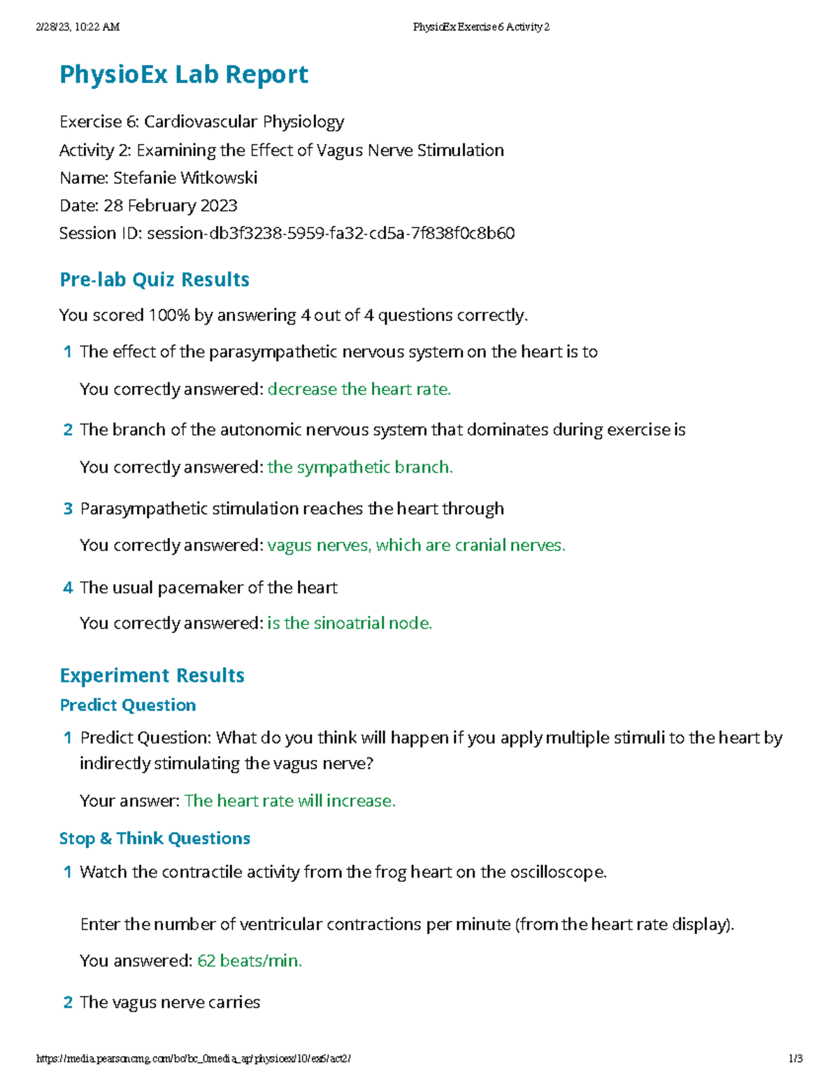 Physio Ex Exercise 6 Activity 2 Pearsoncmg Bc Bc 0media Ap Physioex