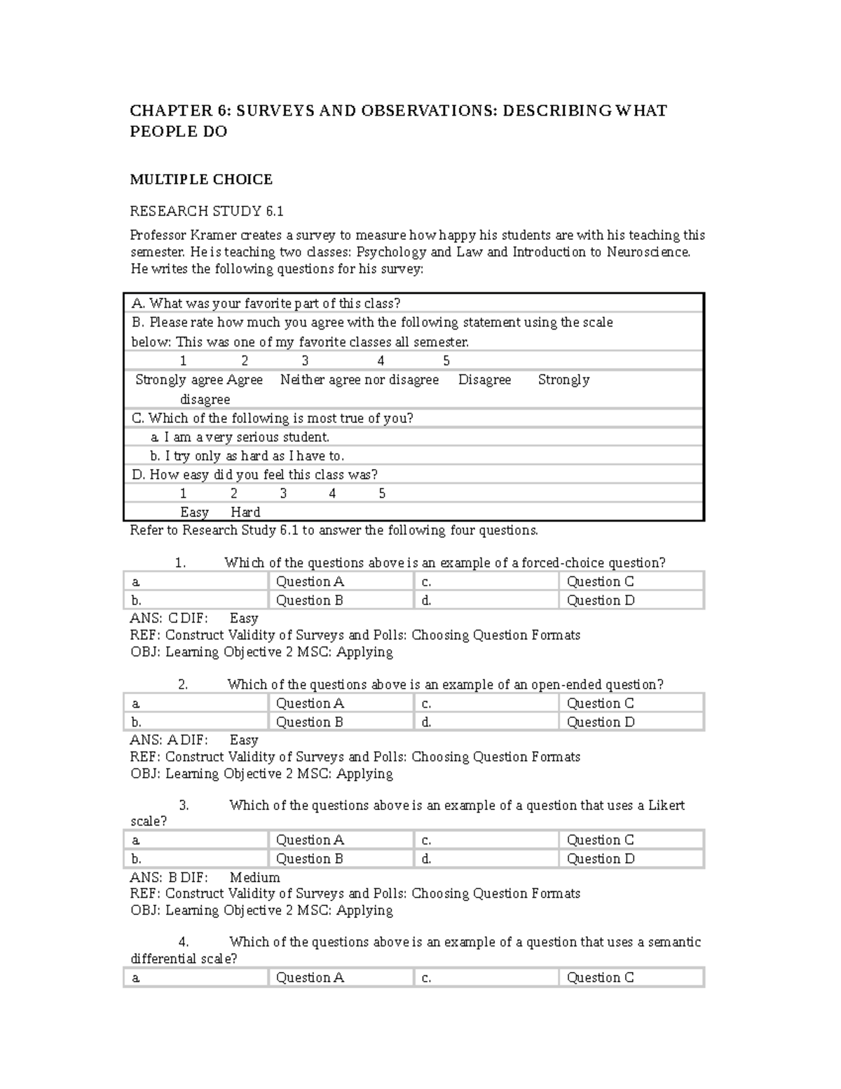 C6 1 - research - CHAPTER 6: SURVEYS AND OBSERVATIONS: DESCRIBING WHAT ...