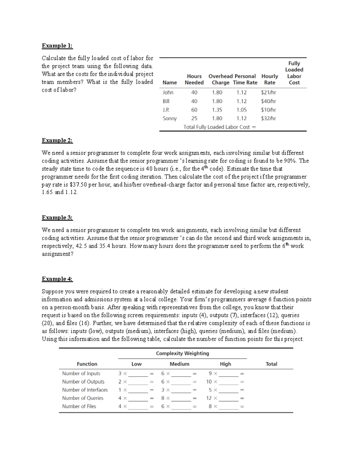 PM-5 - Class Examples - ENGR 301 - Concordia - Studocu