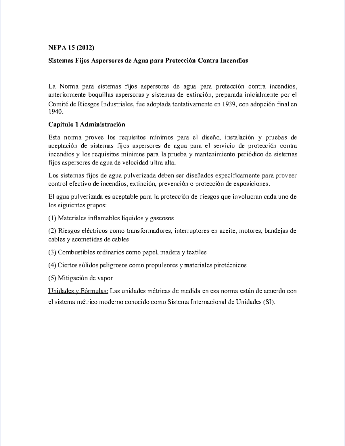 Pdf norma nfpa 15 - MO^I 9; ( 9