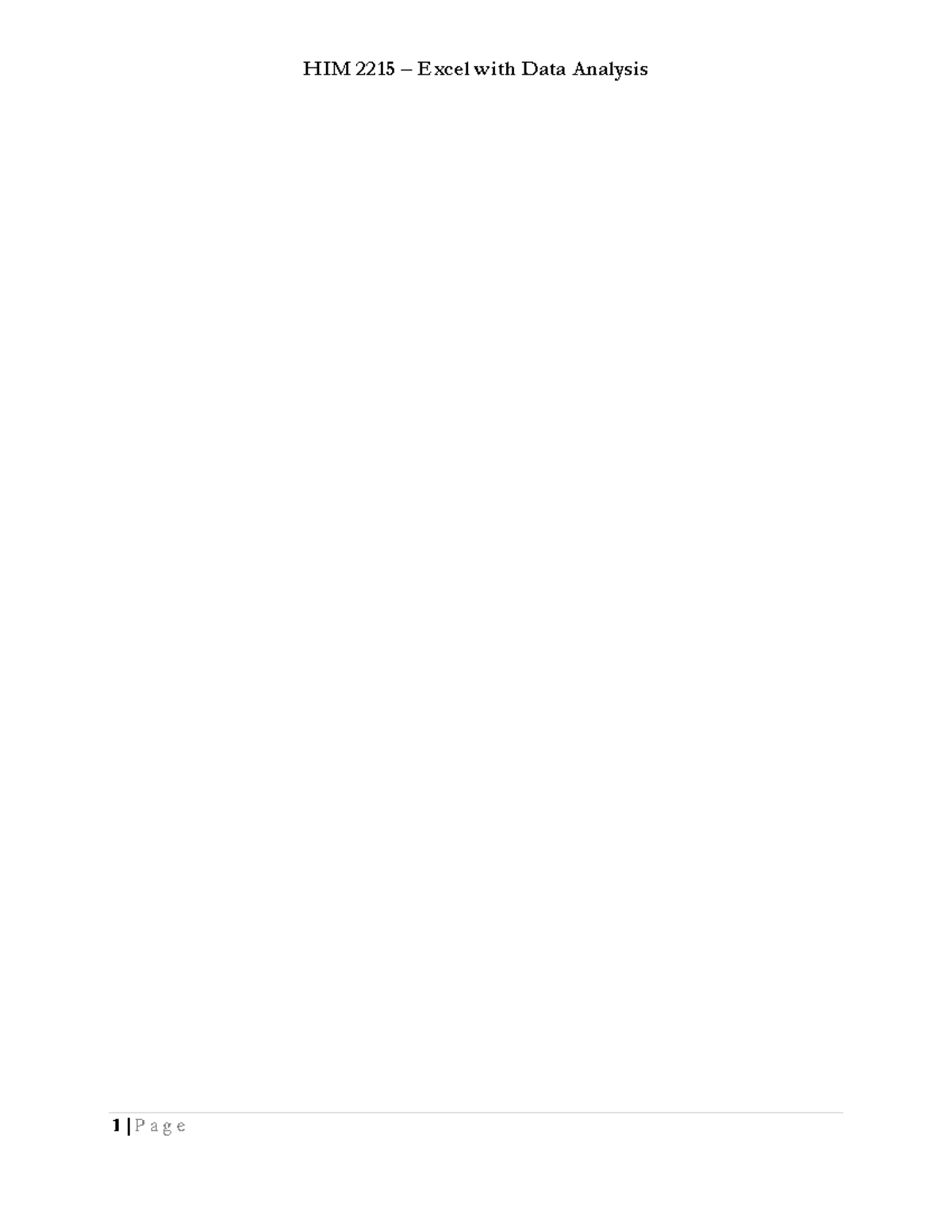 Excel Assignment - Section Video Exercise Answer Section 3: Excel ...