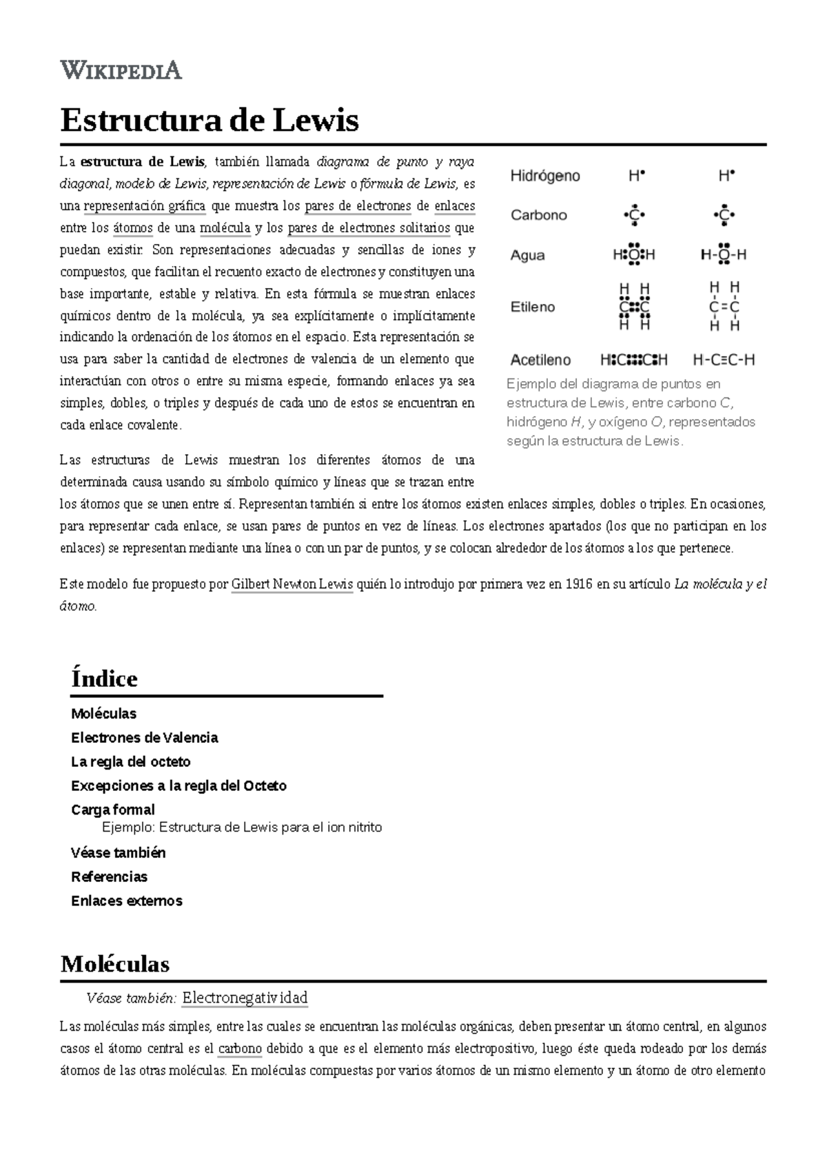 U7 pp 158 estructura de lewis - Estructura de Lewis La estructura de ...