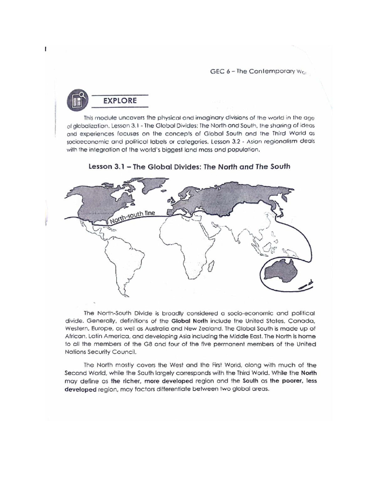 GEC print - BS Nursing - Studocu