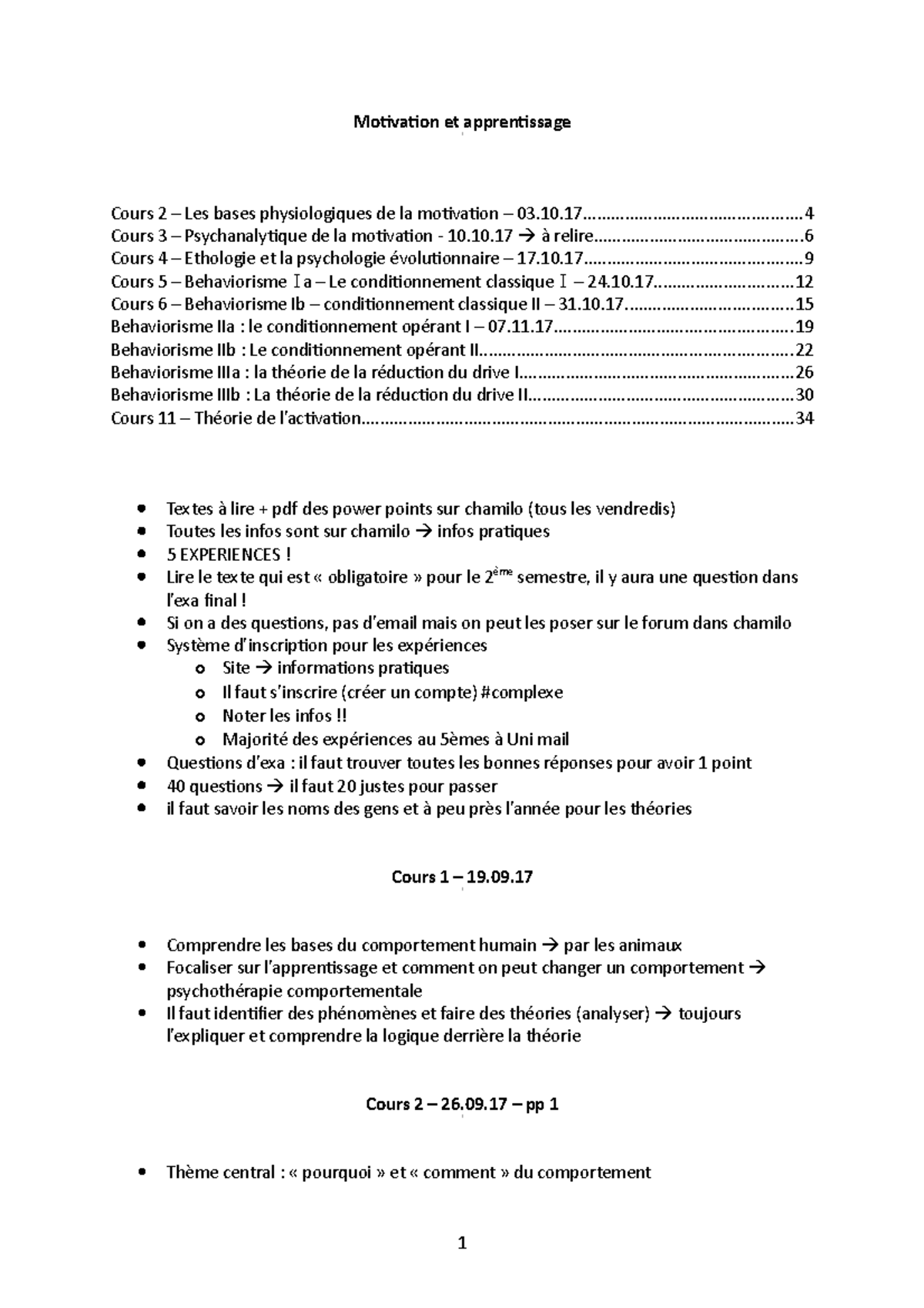 Motivation et apprentissage - Motivation et apprentissage Cours 2 – Les ...