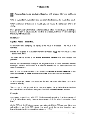 MAC3761 Learning unit 1 Cost classification and cost estimation - LEARNING UNIT 1: COST - Studocu