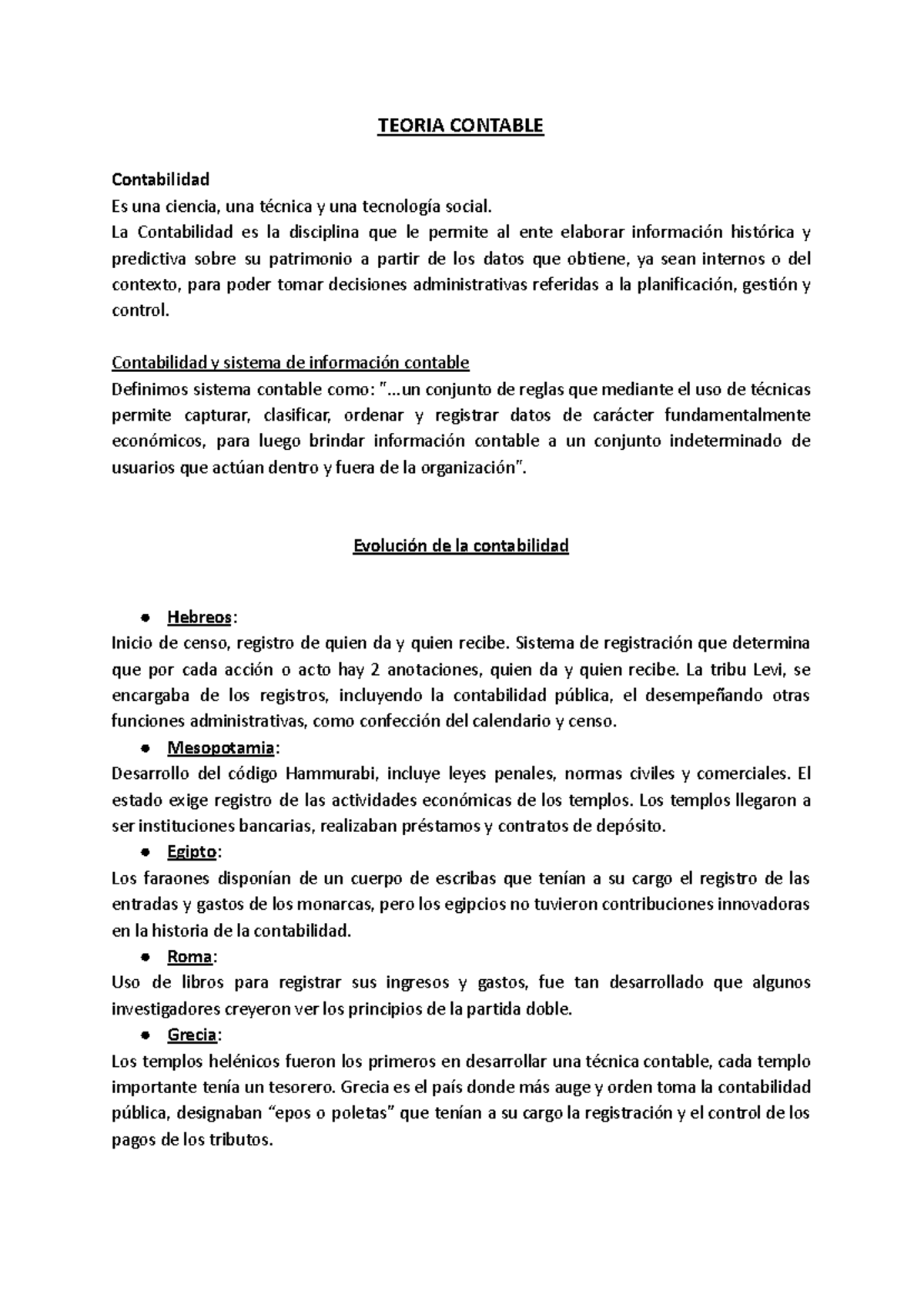 Teoria Contable - TEORIA CONTABLE Contabilidad Es una ciencia, una ...