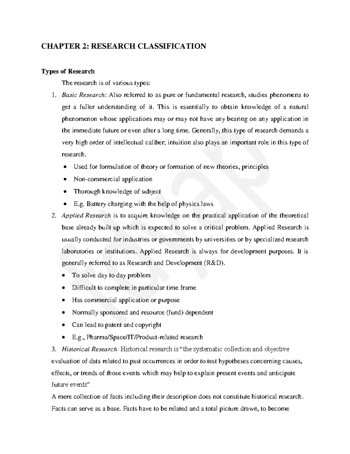 Chapter 2 - Research Classification (Accounting Research Methods ...