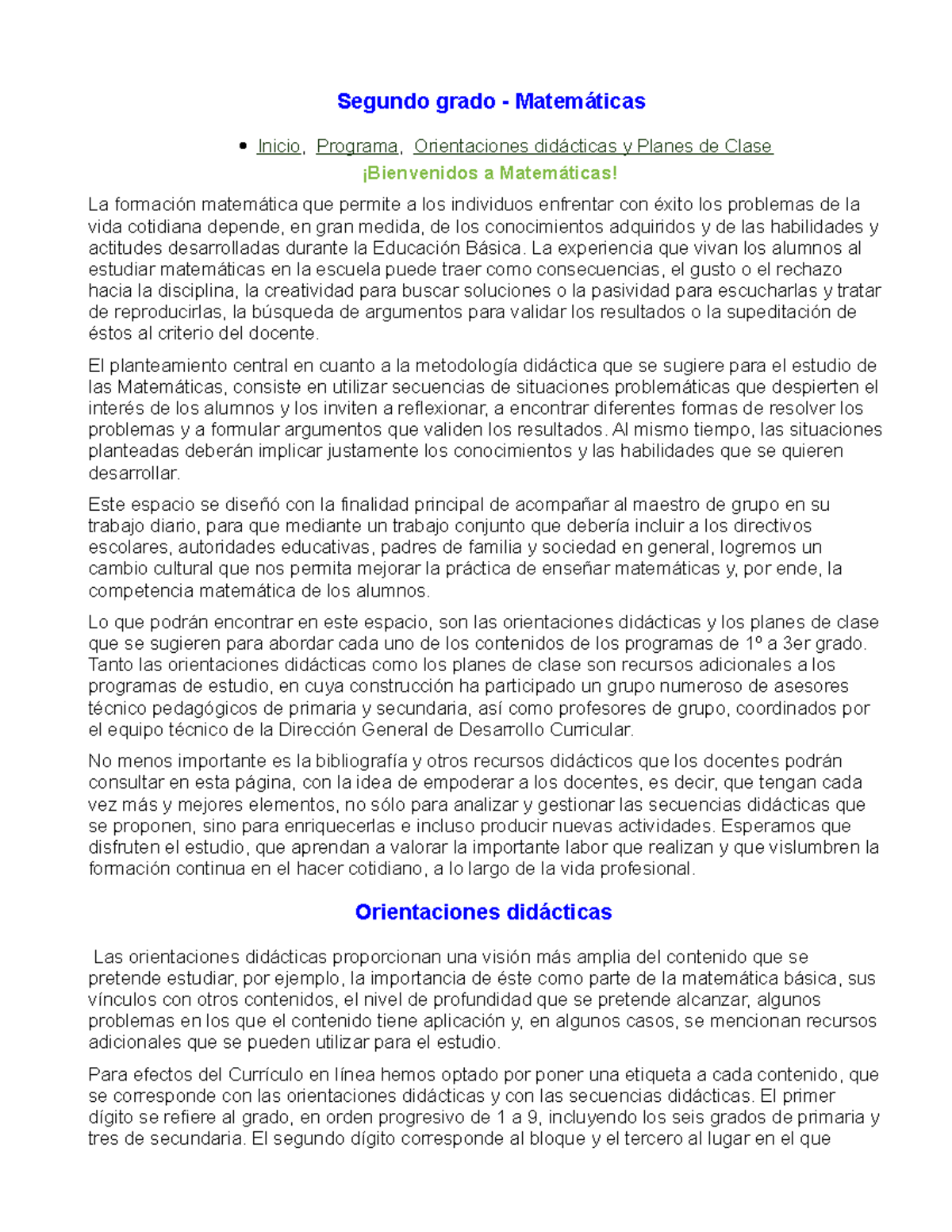 Segundo grado - Actividades de desarrollo - Segundo grado - Matemáticas ...