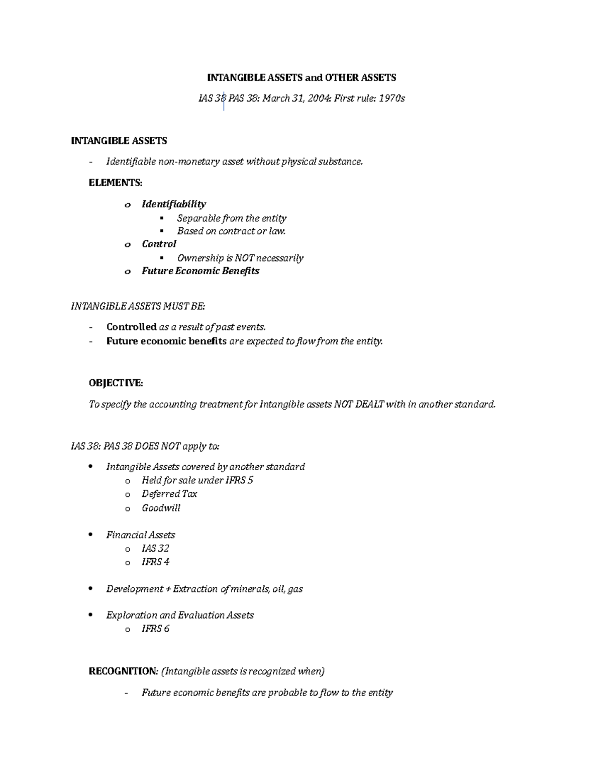 Intermediate Accounting 1: Intangible Assets and Other Assets ...