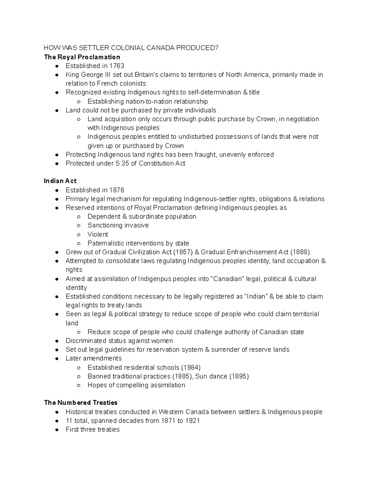 Csoc103 module 2 - HOW WAS SETTLER COLONIAL CANADA PRODUCED? The Royal ...