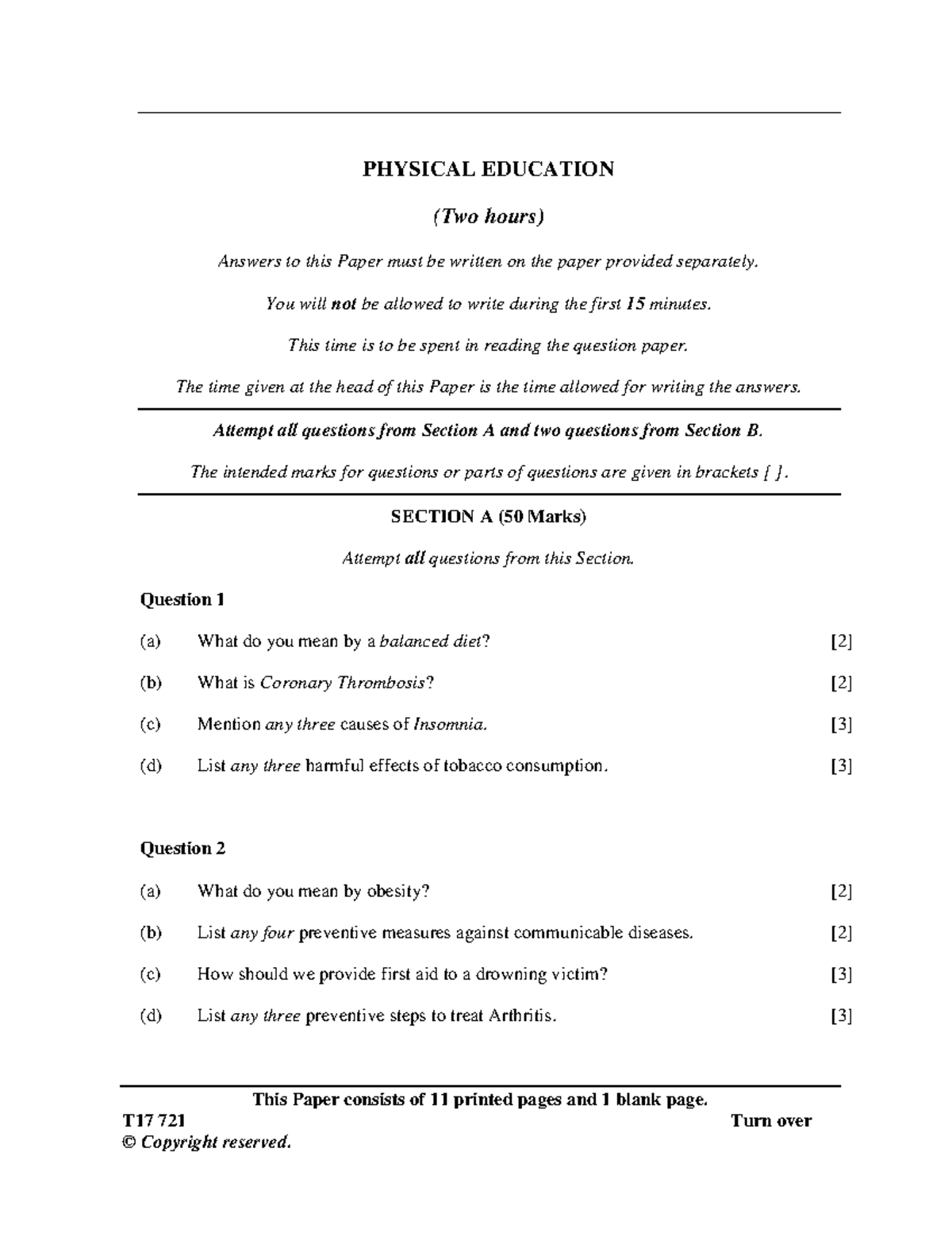 721 PED - 2017 - asdasas - This Paper consists of 11 printed pages and ...