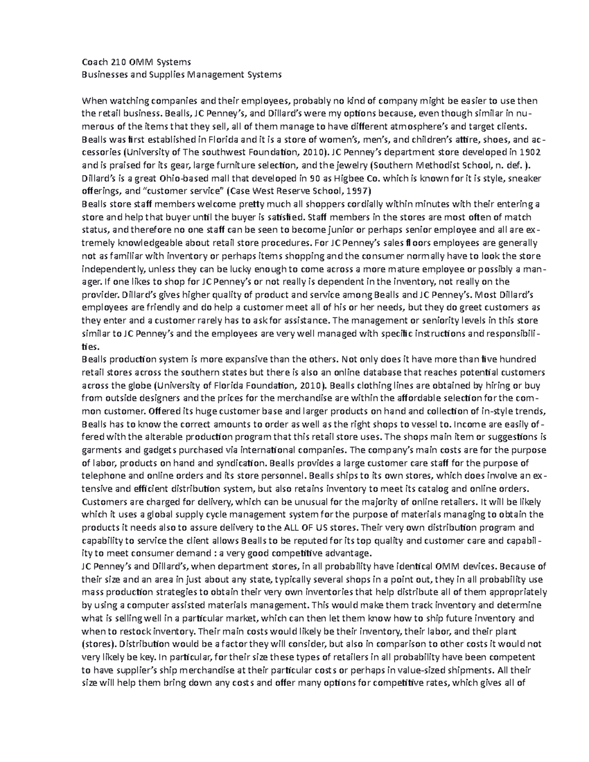 Bus 210 OMM Systems (2)1 - Coach 210 OMM Systems Businesses and ...