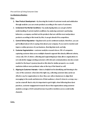 MKT 351 Final Exam Study Guide - MKT 351 Final Exam Study Guide Chapters 14 – 20 Chapter ...