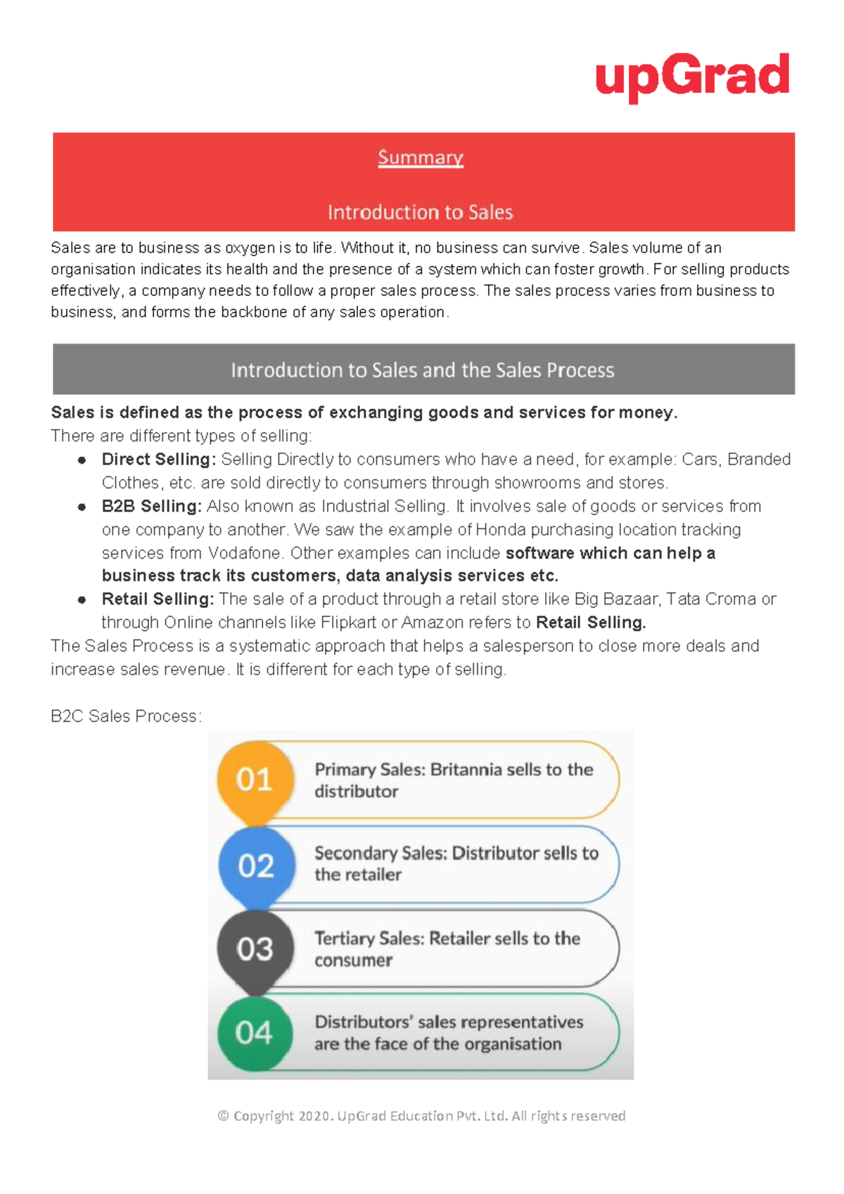 Summary+Doc+-+IMT+7 - sales management - Sales are to business as ...