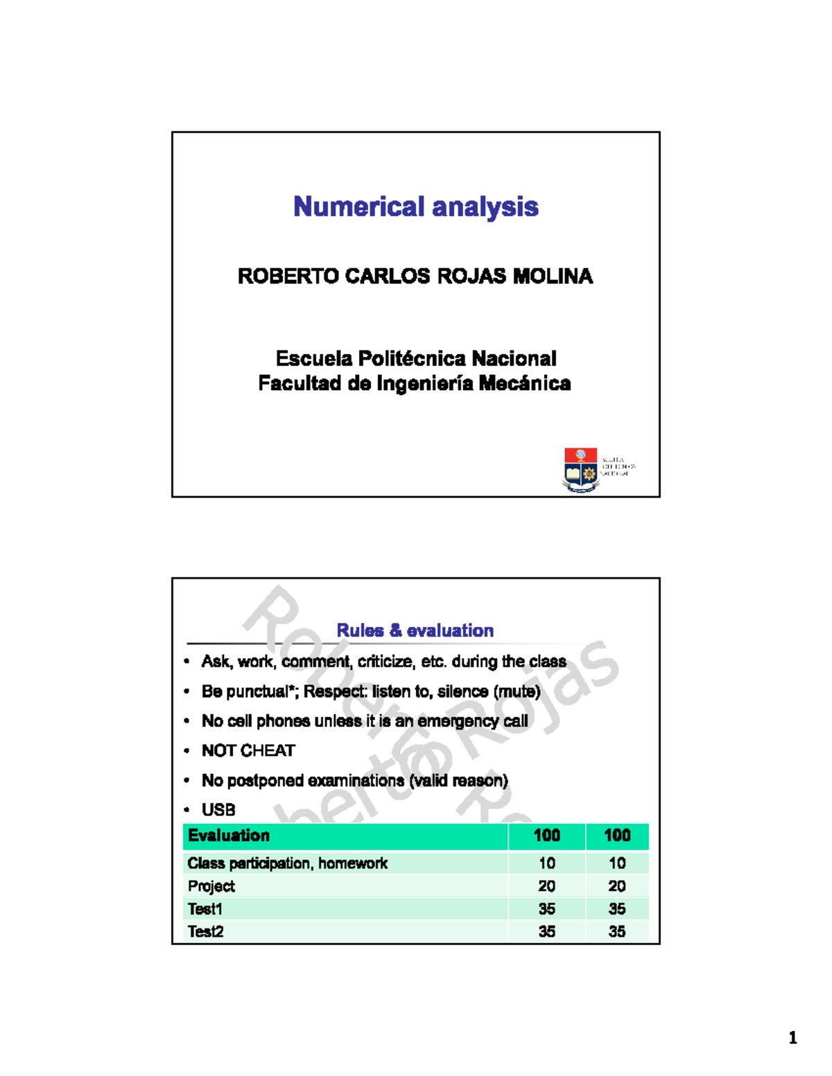 Clases metodos numericos - Métodos Numéricos - Studocu