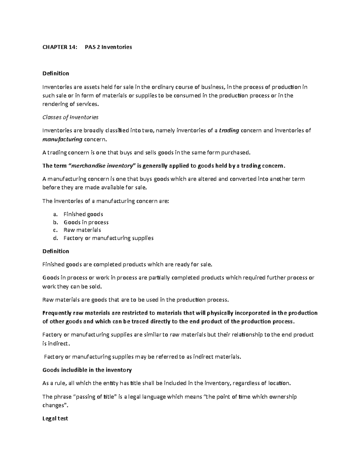 477127878 C14 PAS 2 Inventories docx - CHAPTER 14: PAS 2 Inventories ...