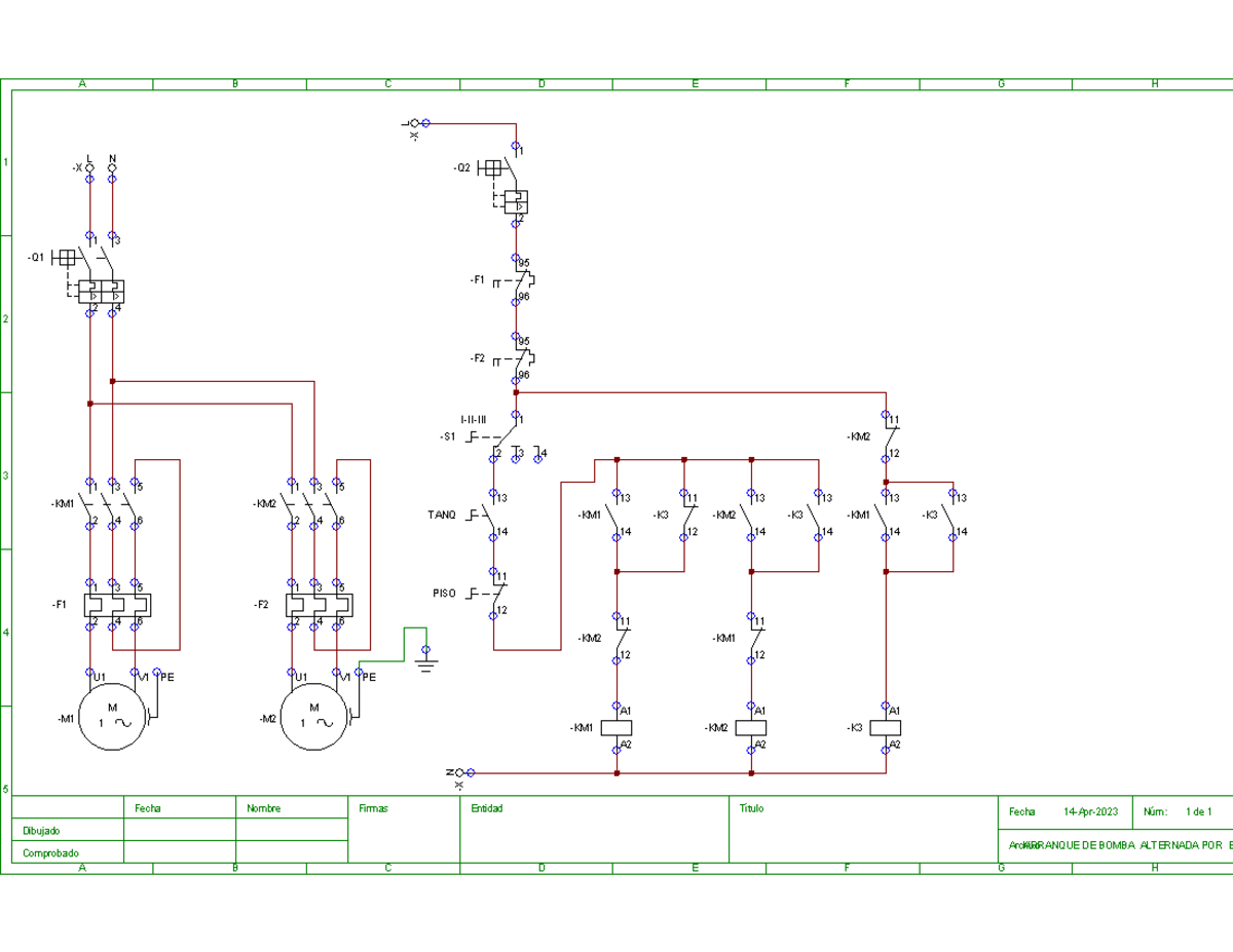 Bomba Alternadas CON BOYA - A A B B C C D D E E F F G G H H 1 2 3 4 5 ...
