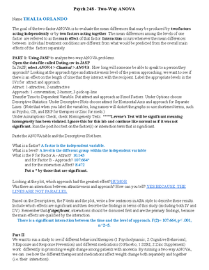 Lab #2 Worksheet - lab 2 - 1 Name: Ivy Lin Lab #2: Summarizing and Displaying Data PSYCH 248 ...