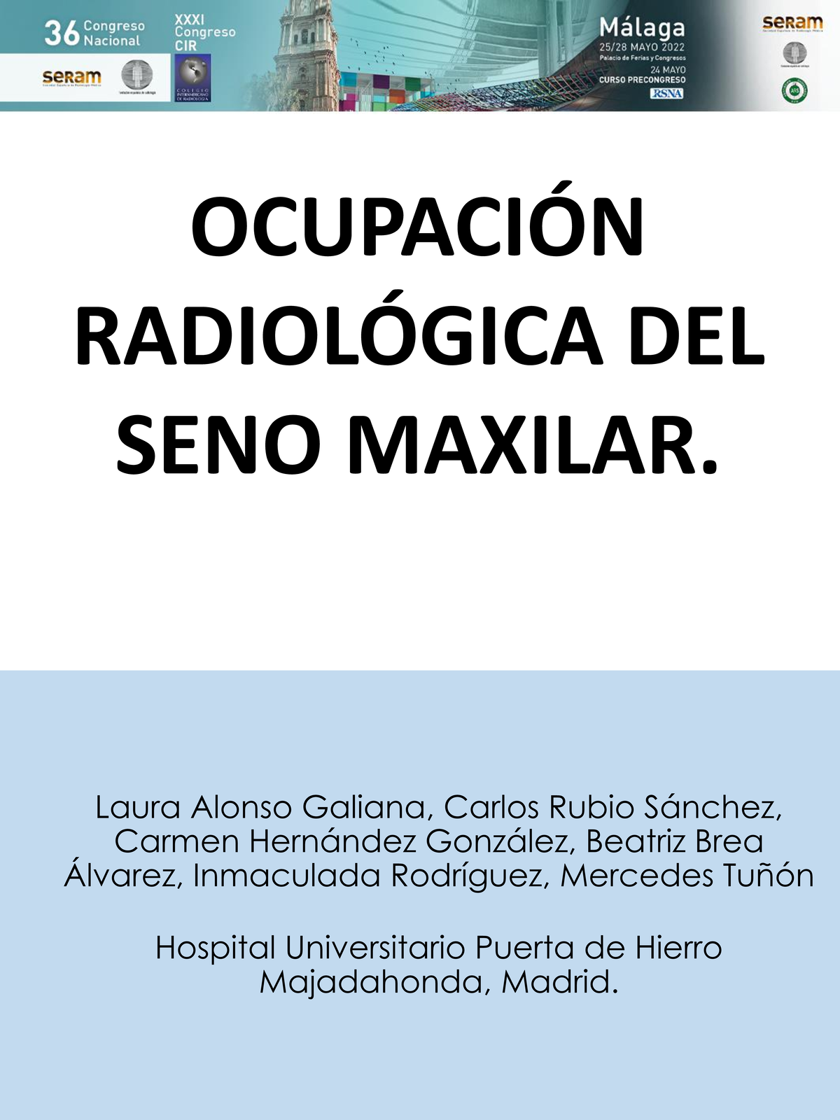 Tumor de senos maxilar - Laura Alonso Galiana, Carlos Rubio S·nchez ...