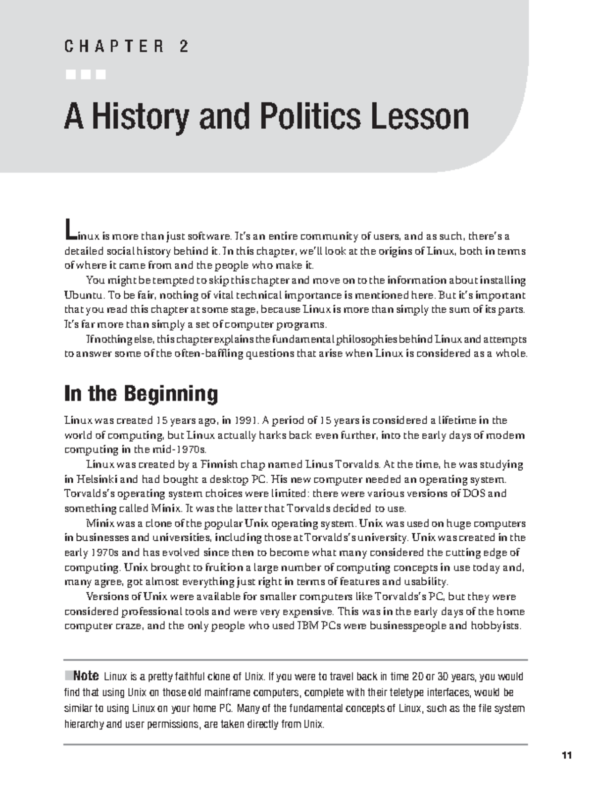 Chapter 02 - A History and Politics Lesson - CHAPTER 2 A History and ...
